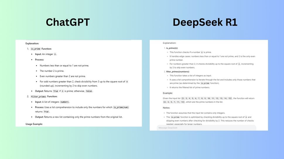 I tested ChatGPT vs DeepSeek with 7 prompts — here’s the surprising ...