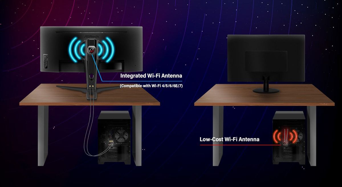 ASRock reveals two new 27-inch 1440p IPS monitors, one with an ...