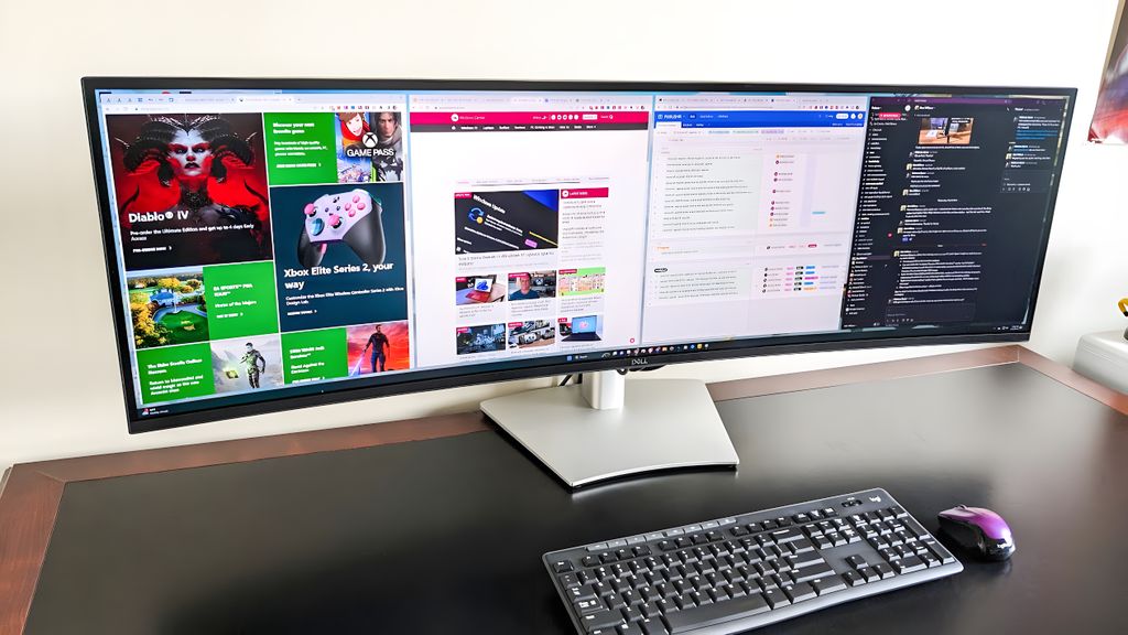 Dell UltraSharp 49 Curved Monitor (U4924DW) review: The multitasker's ...