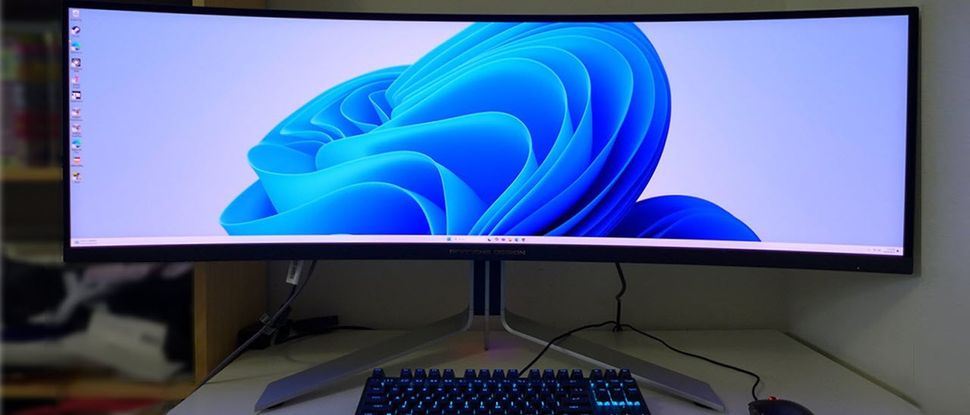 AOC Agon Pro Porsche Design PD49 49-inch OLED gaming monitor review ...