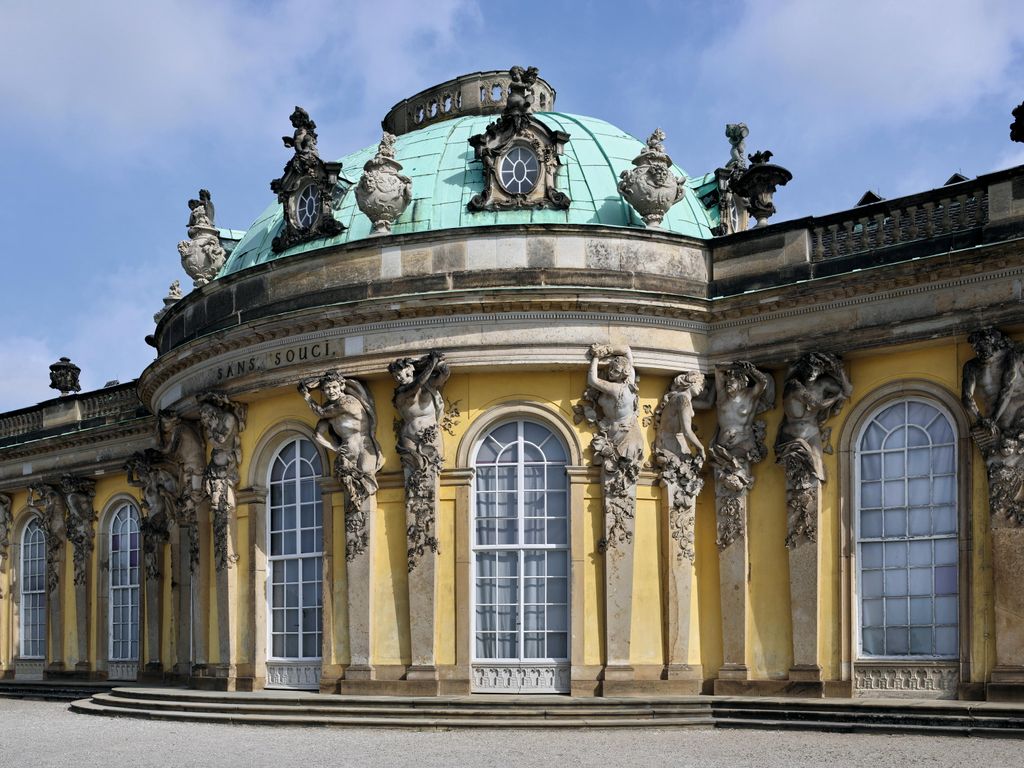 The Rococo jewel nestled into vineyard terraces that's a visual index ...