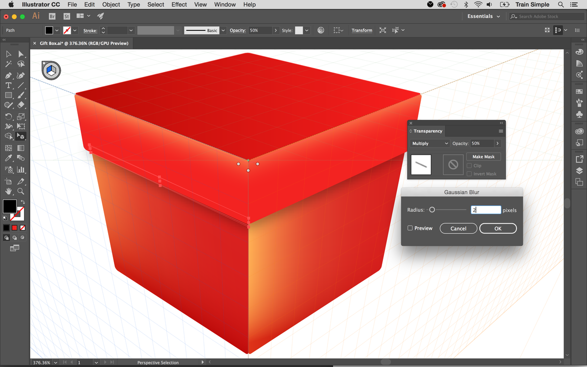 Using Perspective Grid in Illustrator: steps 10-18 - Create perspective ...