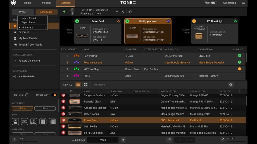 IK Multimedia Tonex One review | MusicRadar