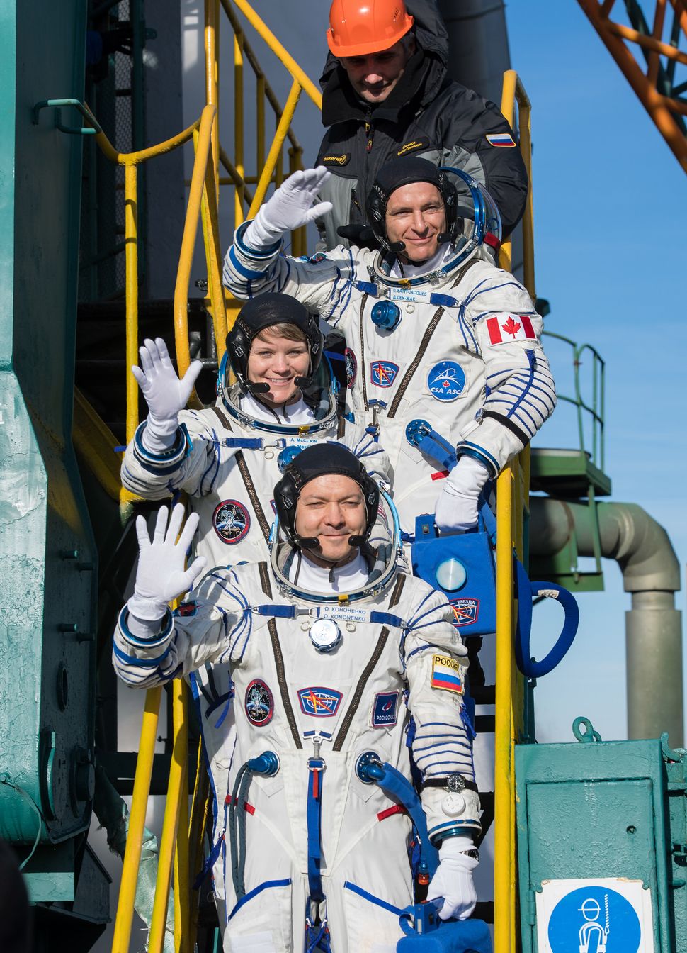 Russia Launches 1st Crewed Soyuz Rocket to Space Station Since Dramatic ...