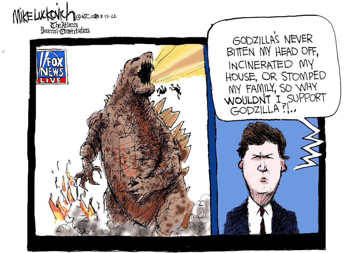 Tucker for Godzilla | The Week