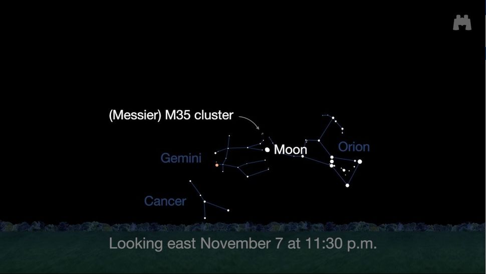Moon Points the Way to Three Star Clusters This Month | Space