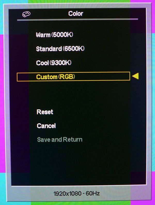 E271i OSD Setup And Calibration