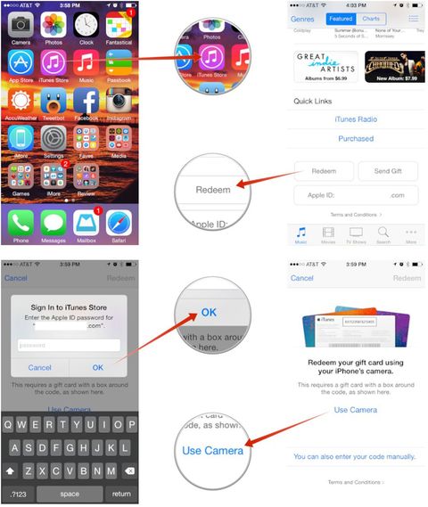 How to redeem gift cards and app promo codes straight from your iPhone ...
