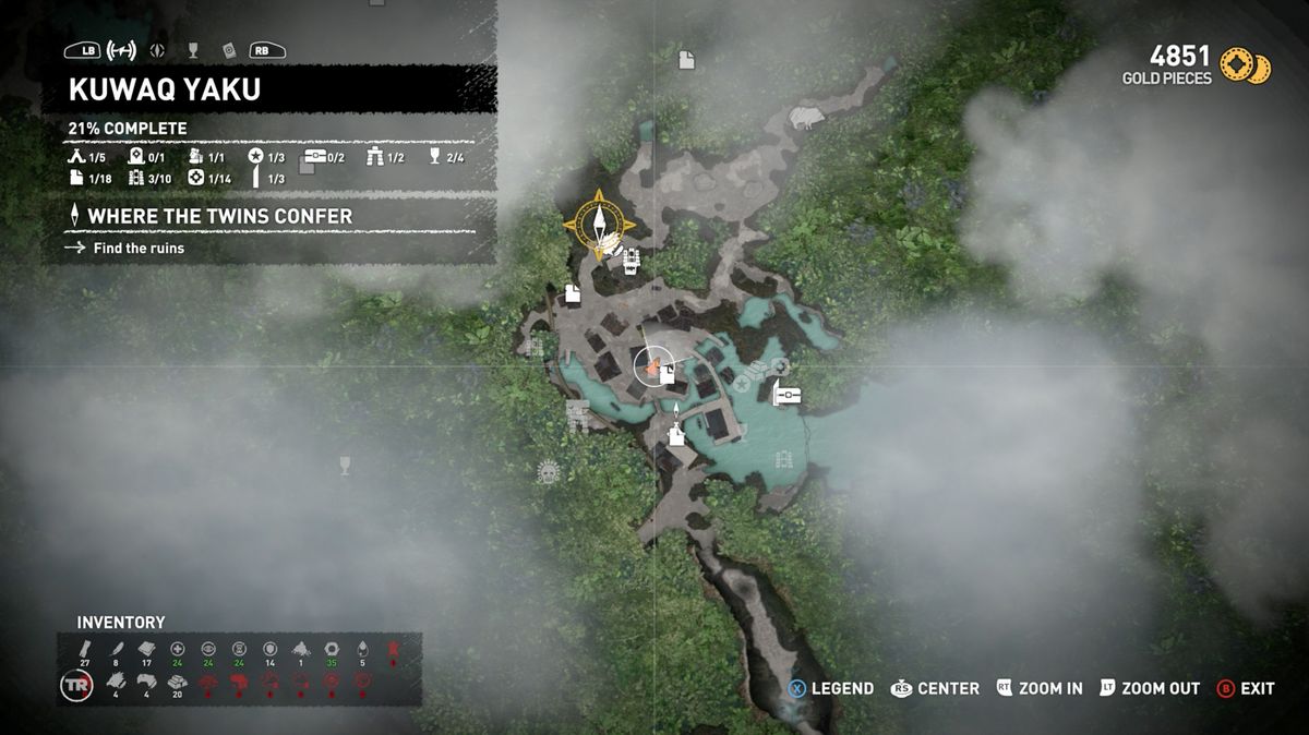 Kuwaq Yaku document locations - Complete Shadow of the Tomb Raider document, mural, relic, map ...