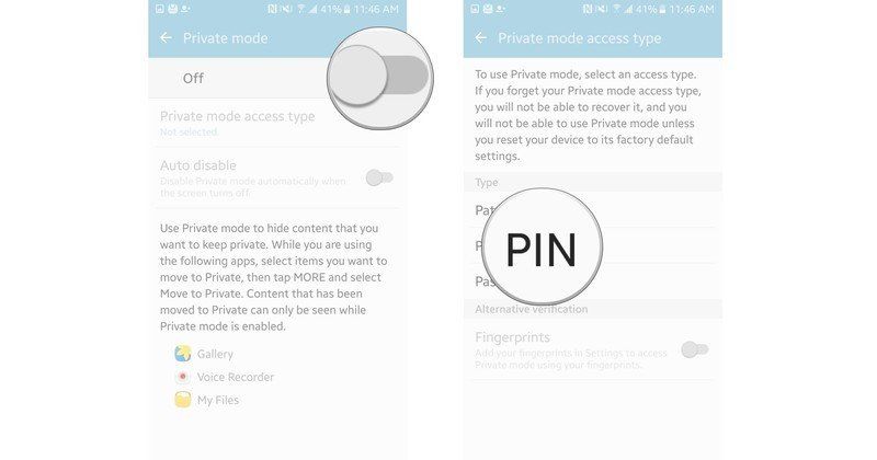 How to use Private Mode on the Samsung Galaxy S7 | Android Central