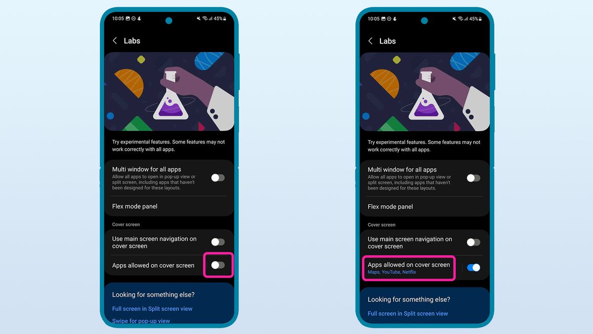 How to run any app on the Samsung Galaxy Z Flip 5's cover display | TechRadar