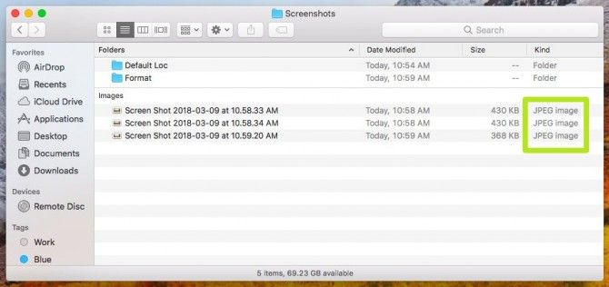 How to Change the Default Screenshot File Format in macOS | Laptop Mag