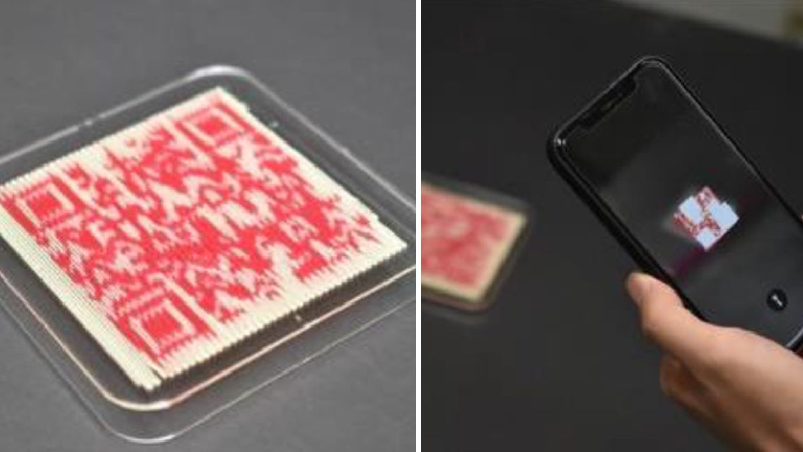 These 3D-printed QR codes are scannable and edible | Tom's Hardware