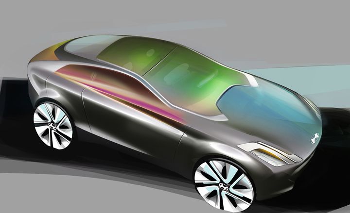 Hyundai drives dynamic design with its new i-oniq | Wallpaper*