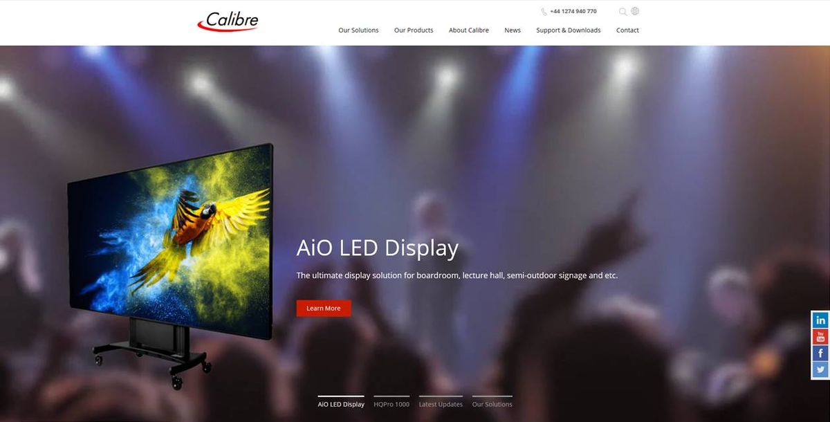 Calibre reveals new rebranded website | Next TV | Broadcasting+Cable