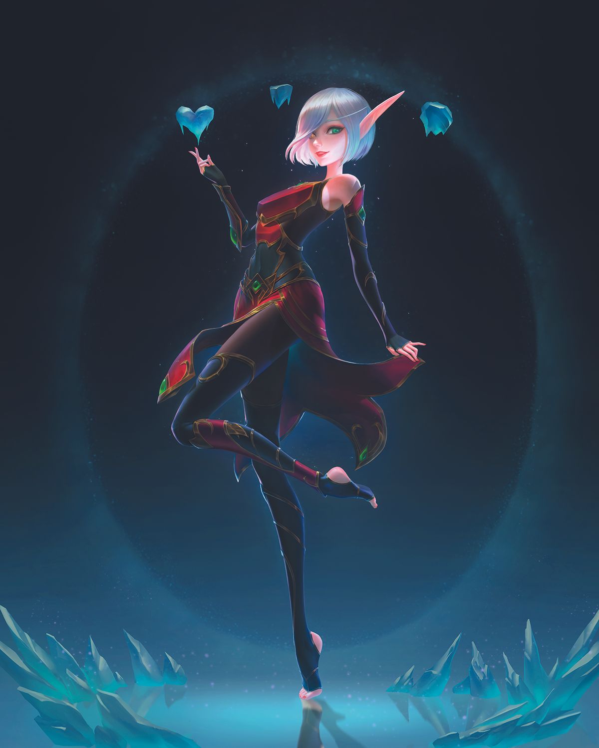 This artist creates stunning elfin characters inspired by anime art ...
