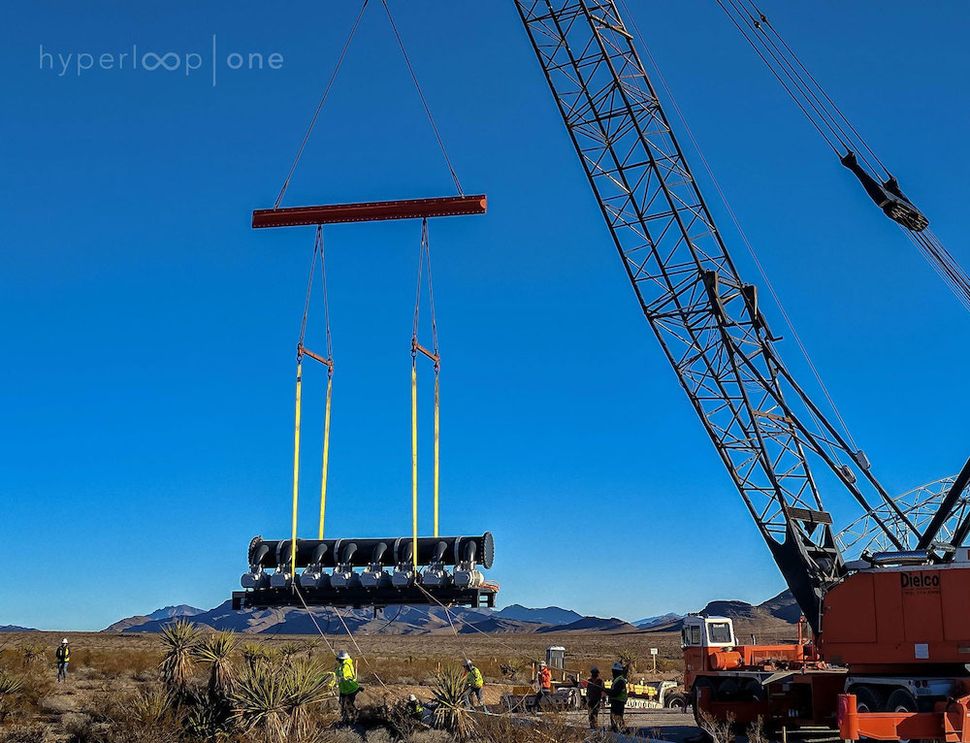 In Photos: Building the Superfast 'Hyperloop One' Transit System of the ...