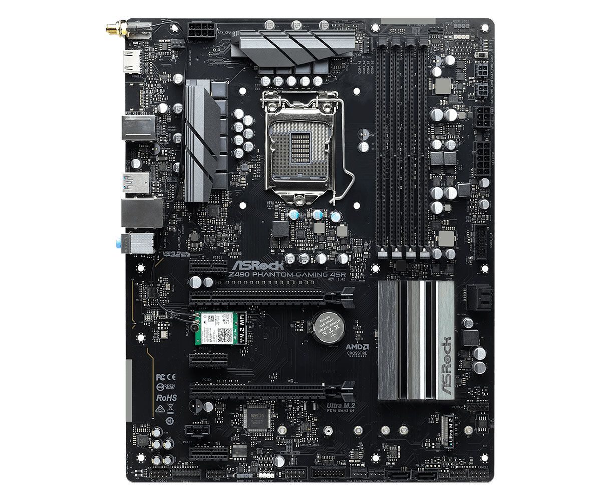 ASRock Z490 Motherboard Features 10-Pin Intel ATX12VO Power Connector ...