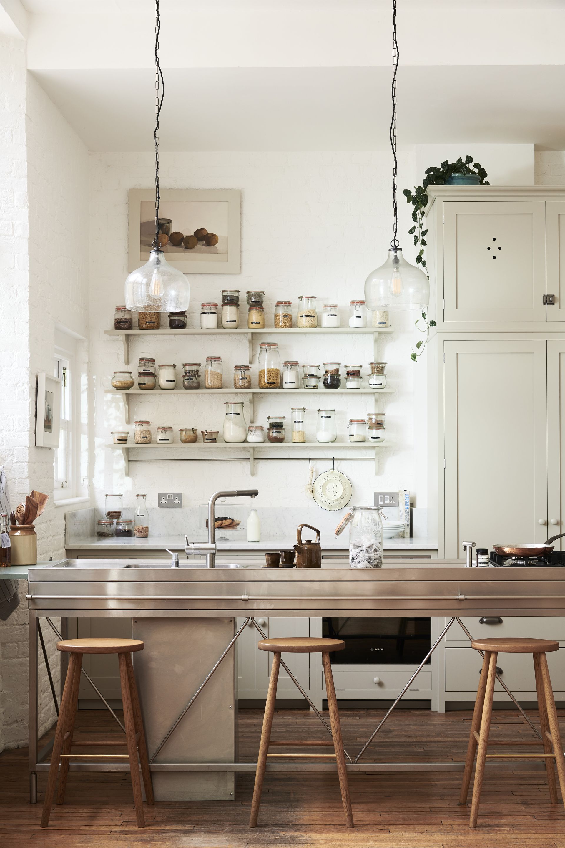 14 kitchens without wall cabinets that still have storage | Livingetc