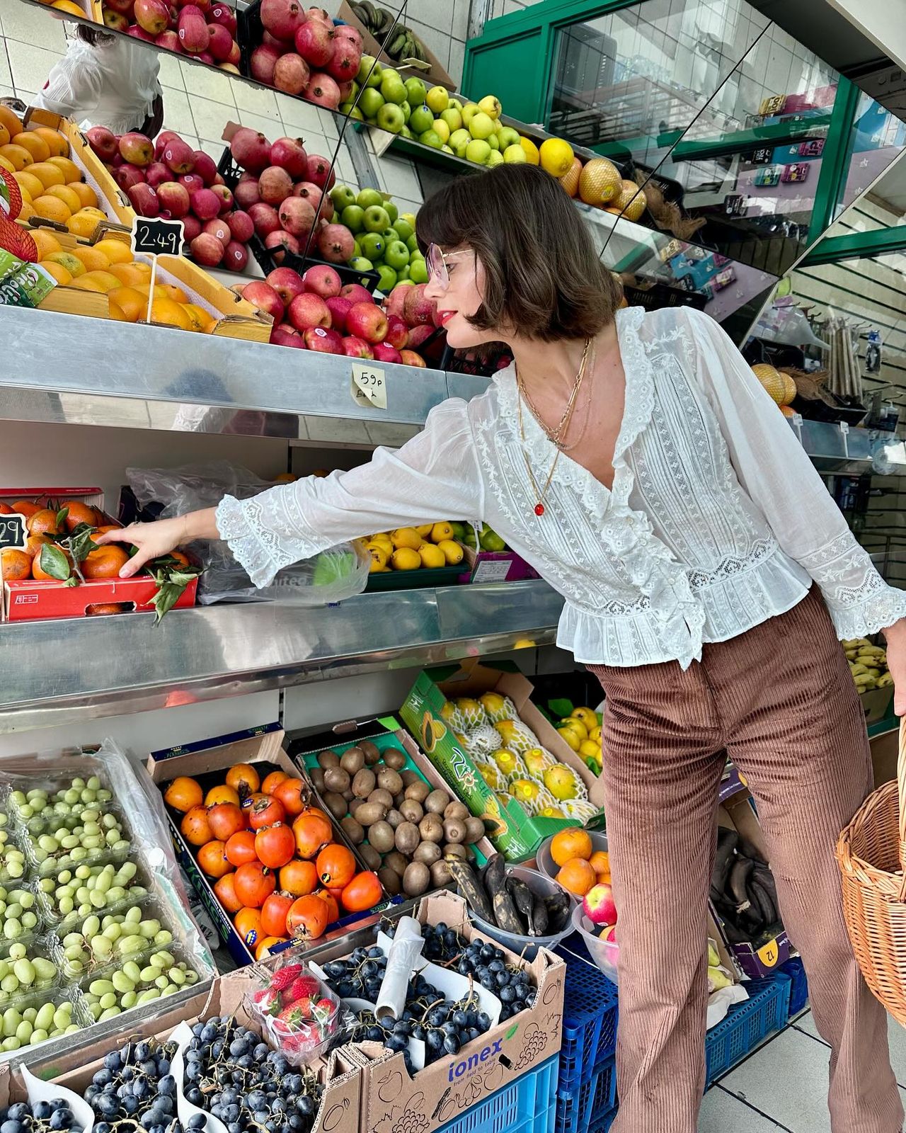 Why the Ruffle-Front Blouse Might Replace Your White Tee | Who What Wear