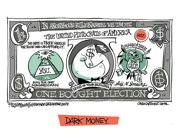 Political cartoon campaign finance elections U.S. | The Week