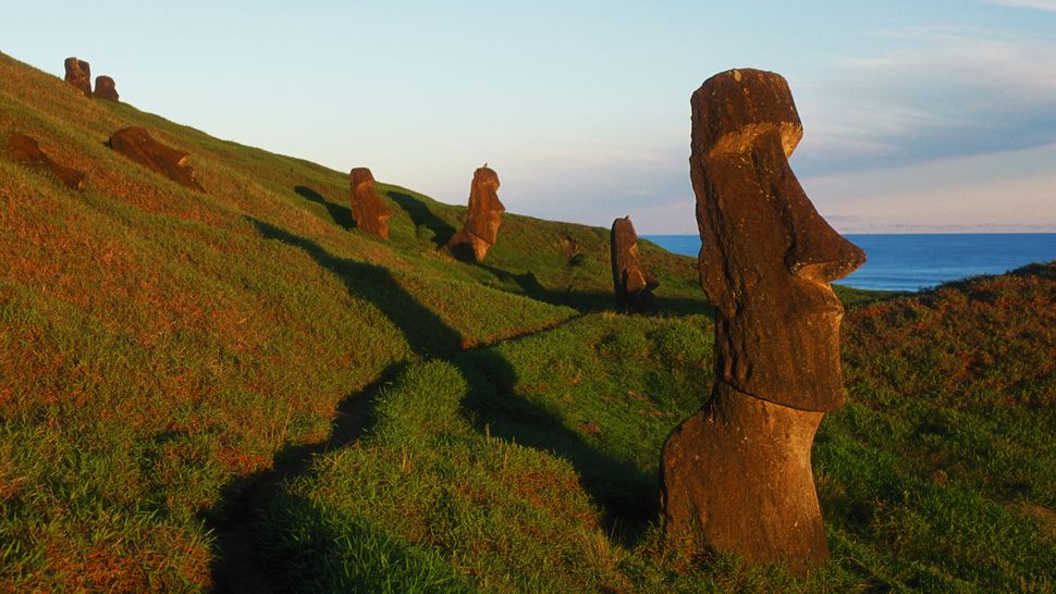Easter Island's population never collapsed because it never got that ...