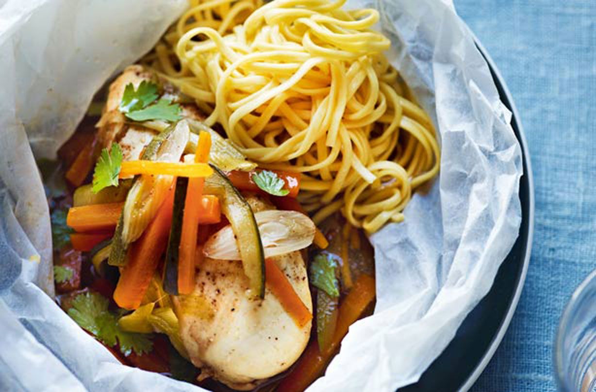 Chicken and vegetable parcels | Dinner Recipes | GoodtoKnow