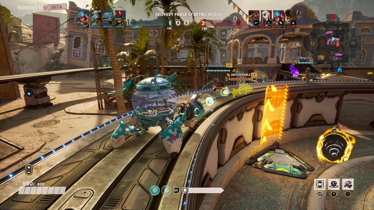 Bleeding Edge's final character reveal 'Mekko' is a crazy cyborg ...