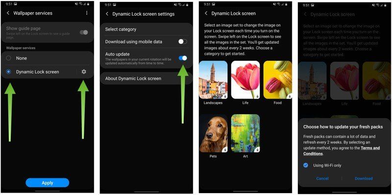 How to enable the dynamic lock screen on your Samsung Galaxy phone ...