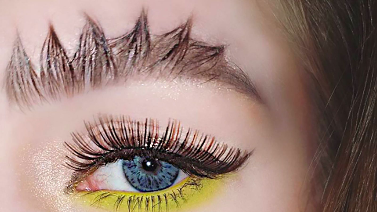 Spiky Studded Brows Trend - Instagram Eyebrow Trends | Marie Claire