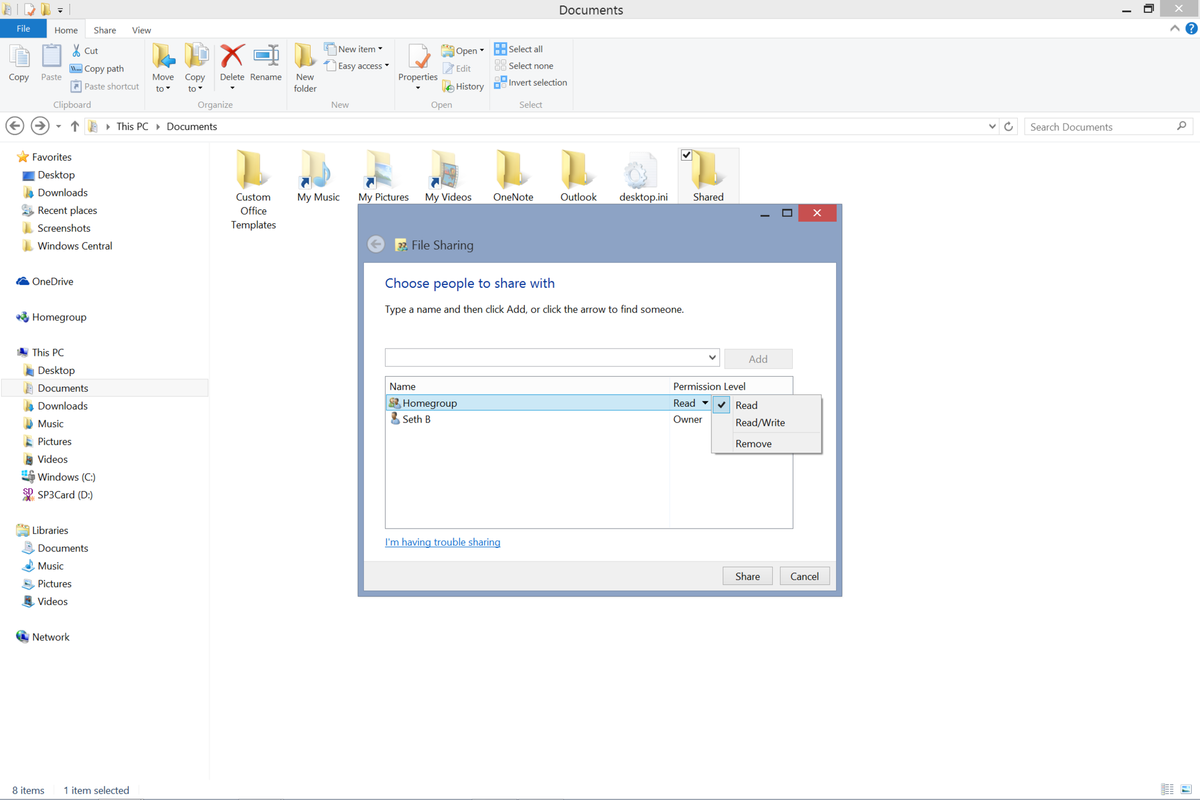 HomeGroups and Windows 8: How to share everything (or nothing ...