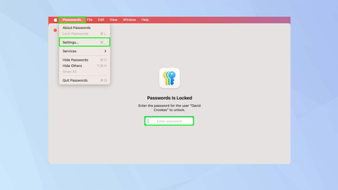 How to access your passwords from the menu bar in macOS Sequoia | Tom's ...
