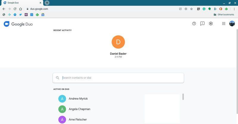 How to set up and start using Google Duo on the web | Android Central