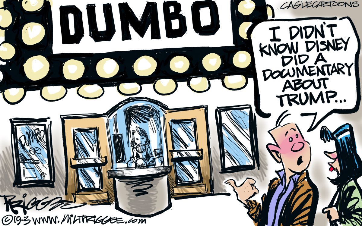 Political Cartoon U.S. Disney Dumbo Trump documentary | The Week