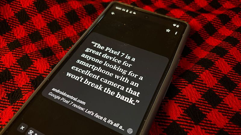 How to create and share text cards from Chrome on an Android phone | Android Central