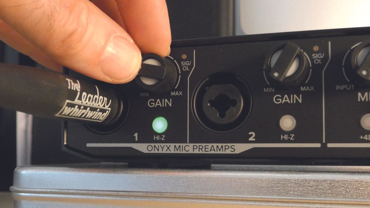 How to set the preamp gain on your audio interface | MusicRadar