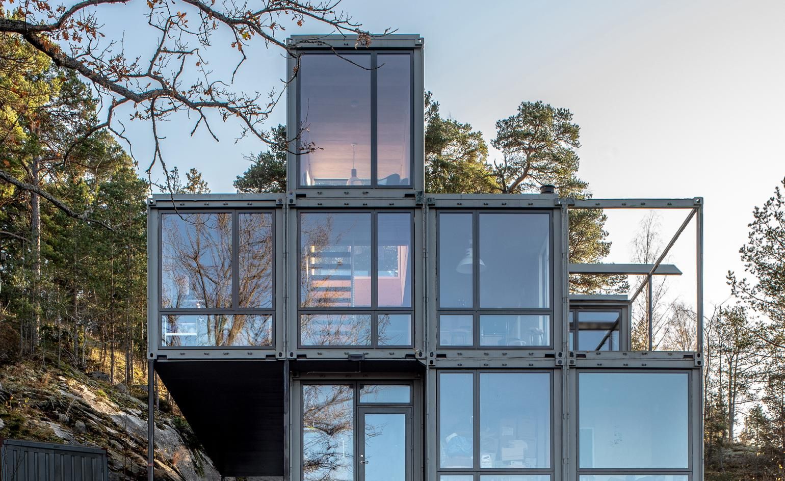 Architect Måns Tham created container house in Stockholm | Wallpaper