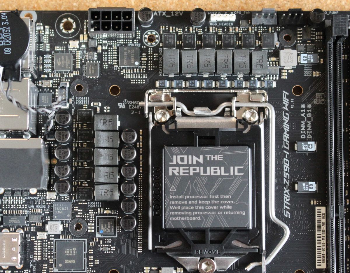 Asus ROG Strix Z590-I Gaming WiFi - Rocket Lake Rumble: Three Mini-ITX ...