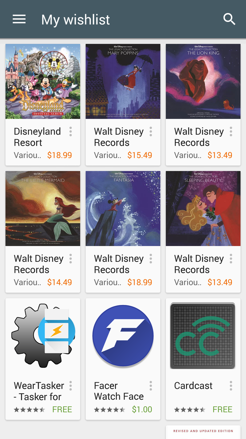Using your Google Play wishlist | Android Central