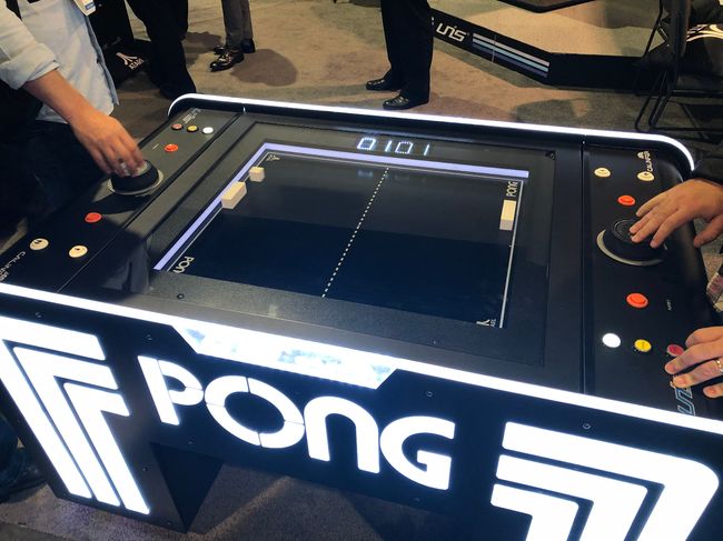 We Played on Atari's Gigantic $4,500 Pong Table | Tom's Guide