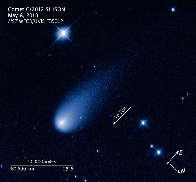 Comet ISON: 'Comet of the Century' Fireworks Video by Hubble Telescope ...