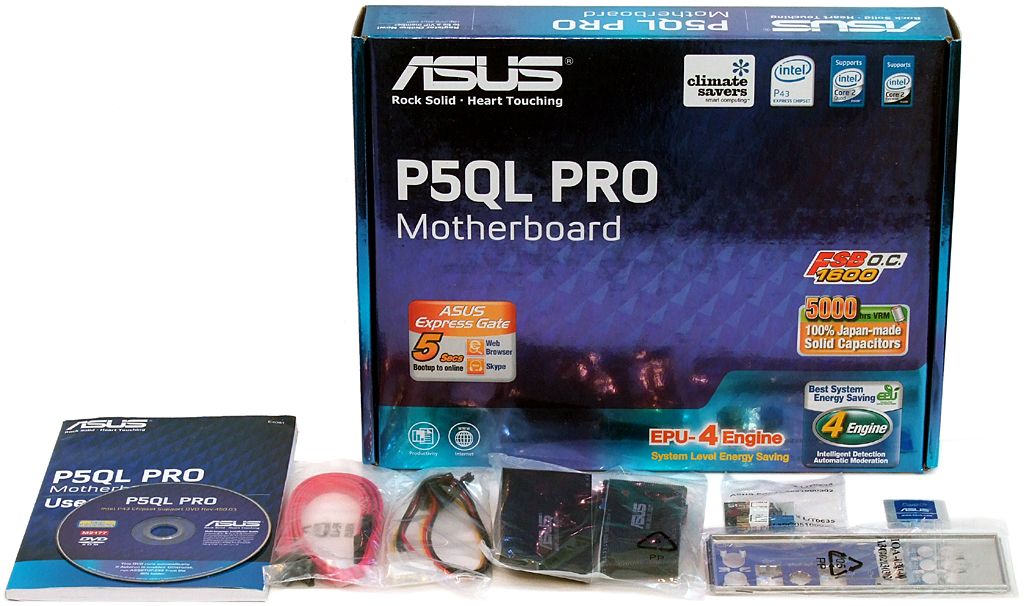 P5QL Pro Software, BIOS, and Accessories - Roundup: Six Core 2 ...