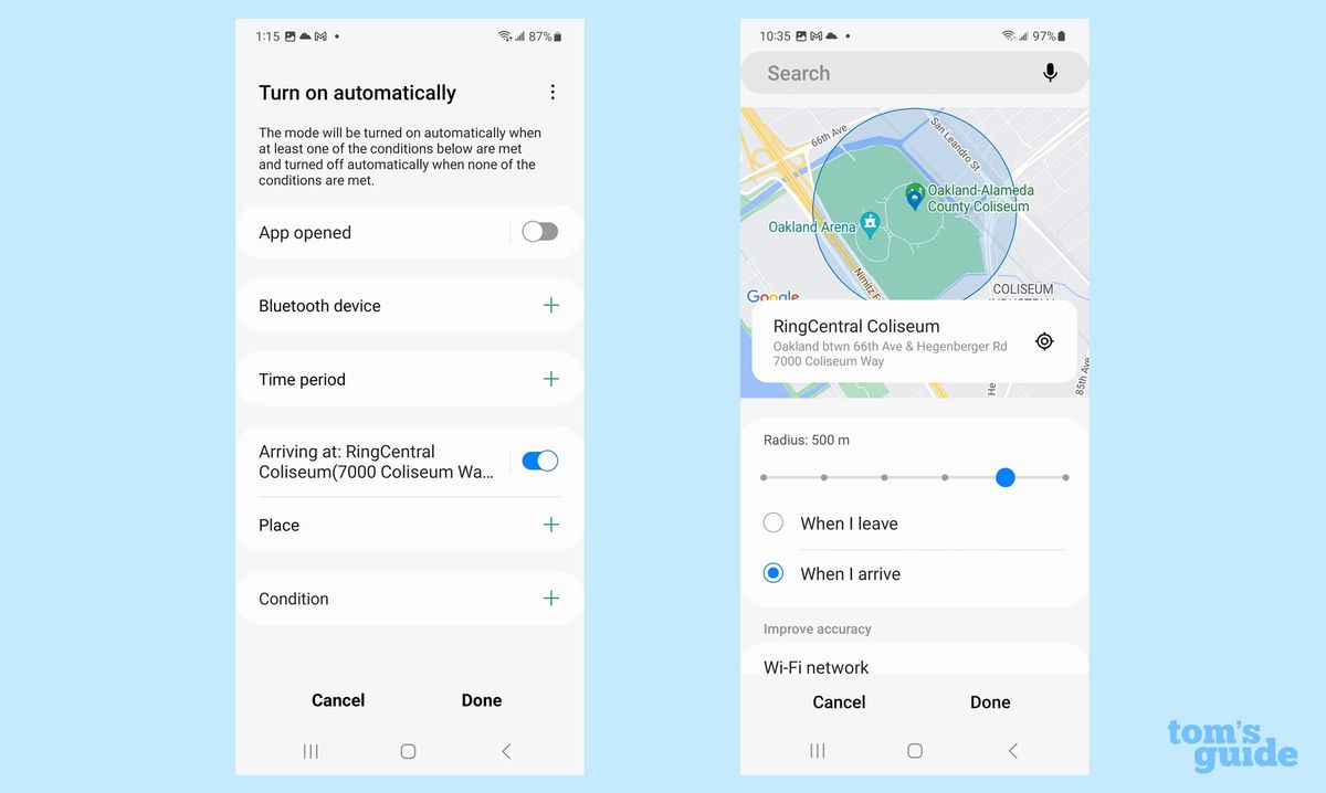 How to set a Mode on a Samsung Galaxy S23 | Tom's Guide