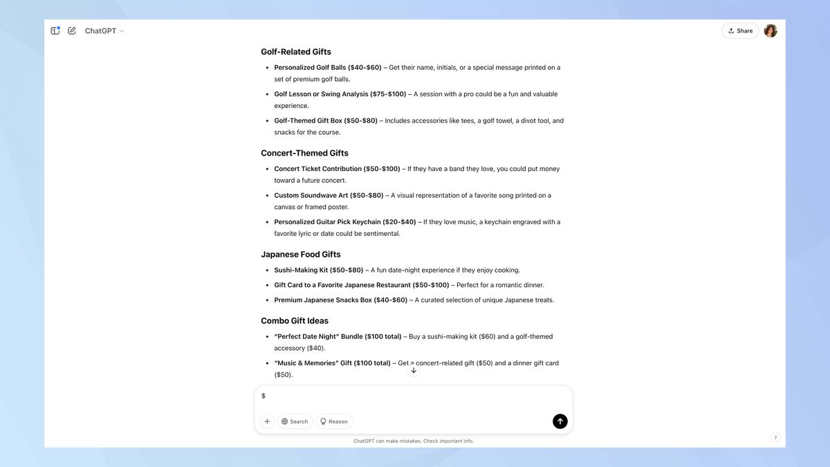 I used ChatGPT to pick out the perfect Valentine's Day gift | Tom's Guide