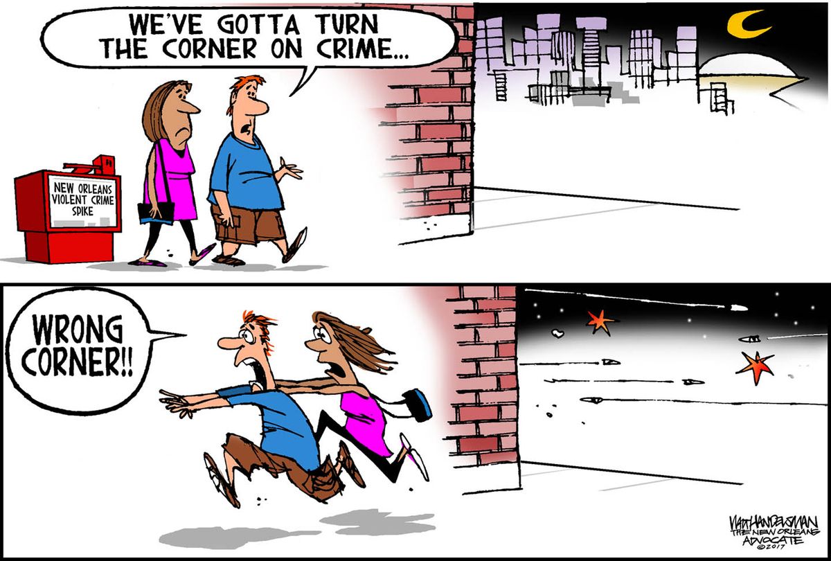 Political cartoon U.S. New Orleans violent crime | The Week