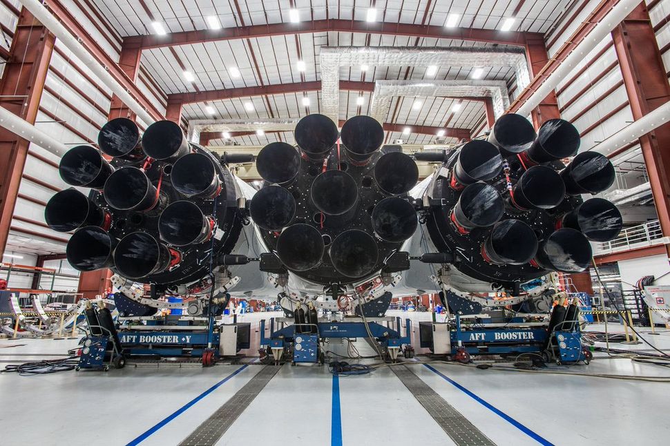 Elon Musk Unveils Falcon Heavy Rocket Photos Ahead of Maiden Flight | Space