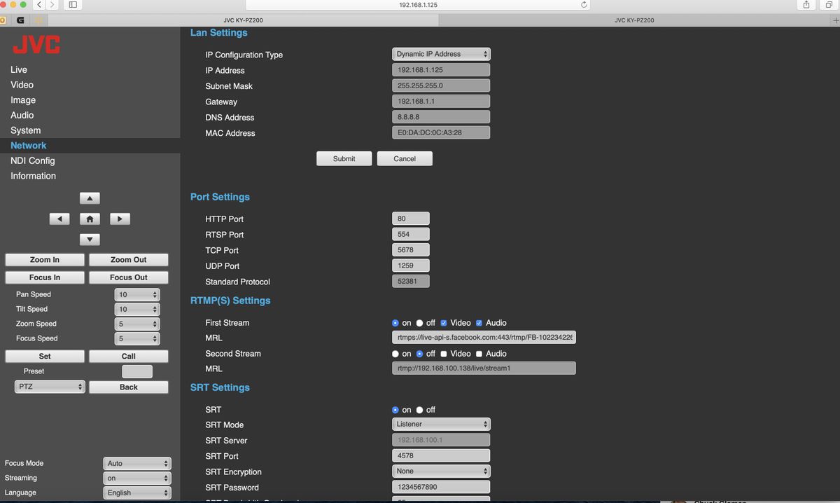 Review: JVC PTZ Streaming Cameras Deliver IP Production Versatility ...