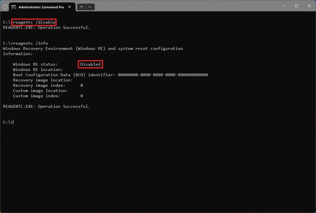 How to enable Windows Recovery Environment (WinRE) on Windows 11 and 10 ...