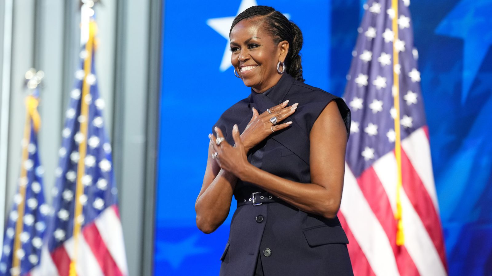 Michelle Obama Wears Goddess Braids on Annie Leibovitz's Book | Marie ...