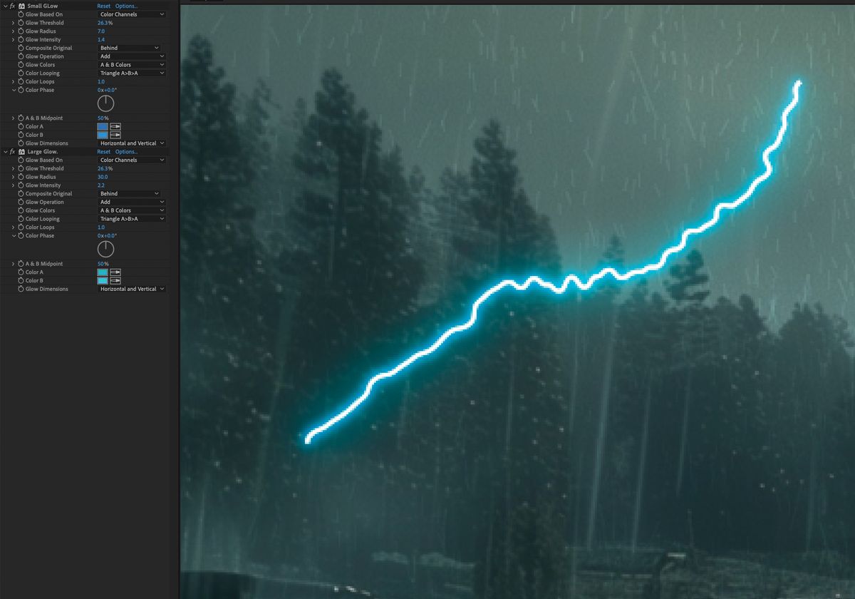 How to use Adobe After Effects to create a lightning effect the easy ...